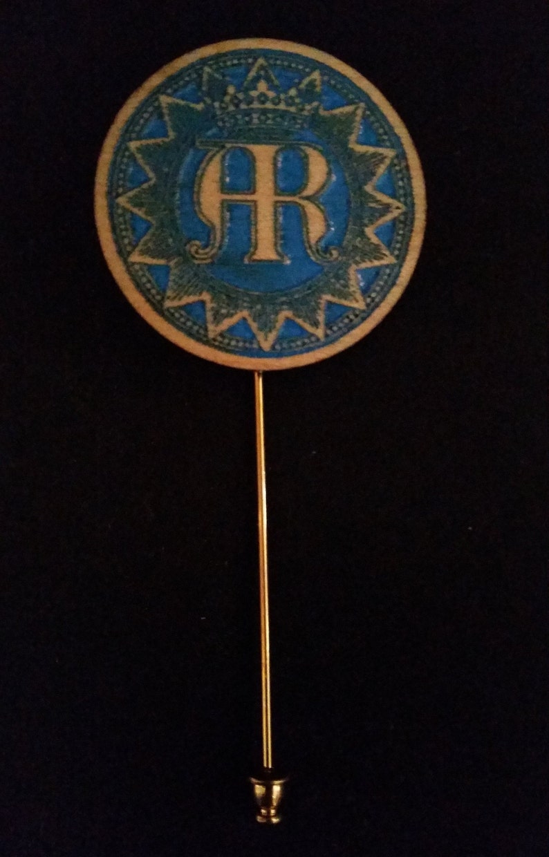 The Blessed Virgin Mary Monogram Stick-pin (1.5"dia) - Etsy