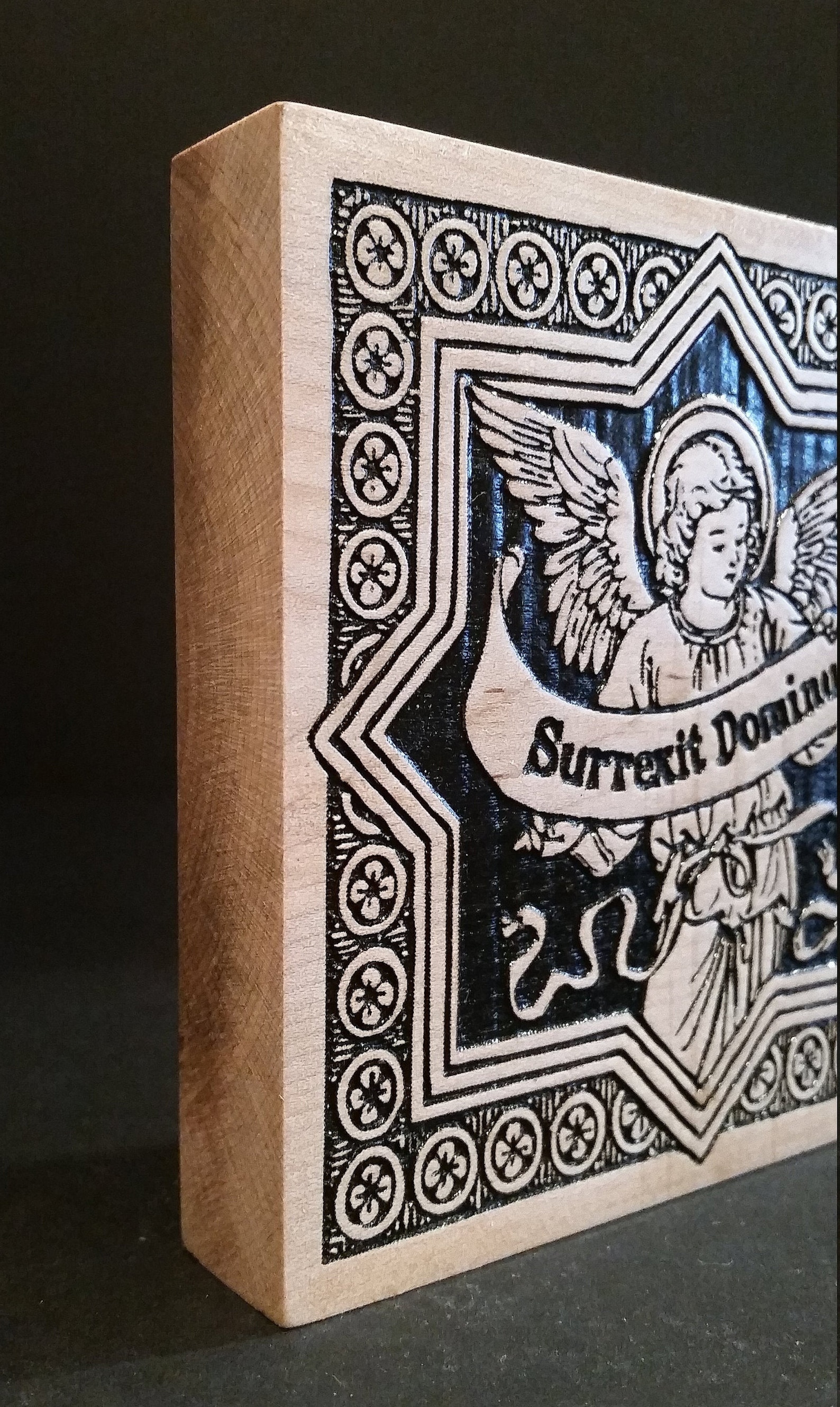 Angel - Wood Blocks (L 4 X W 4 X D 3/4") - Etsy