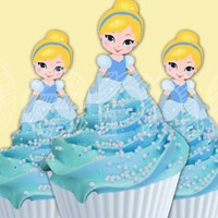 Printable Cinderella Cupcake Toppers or Stickers-cinderella Party ...