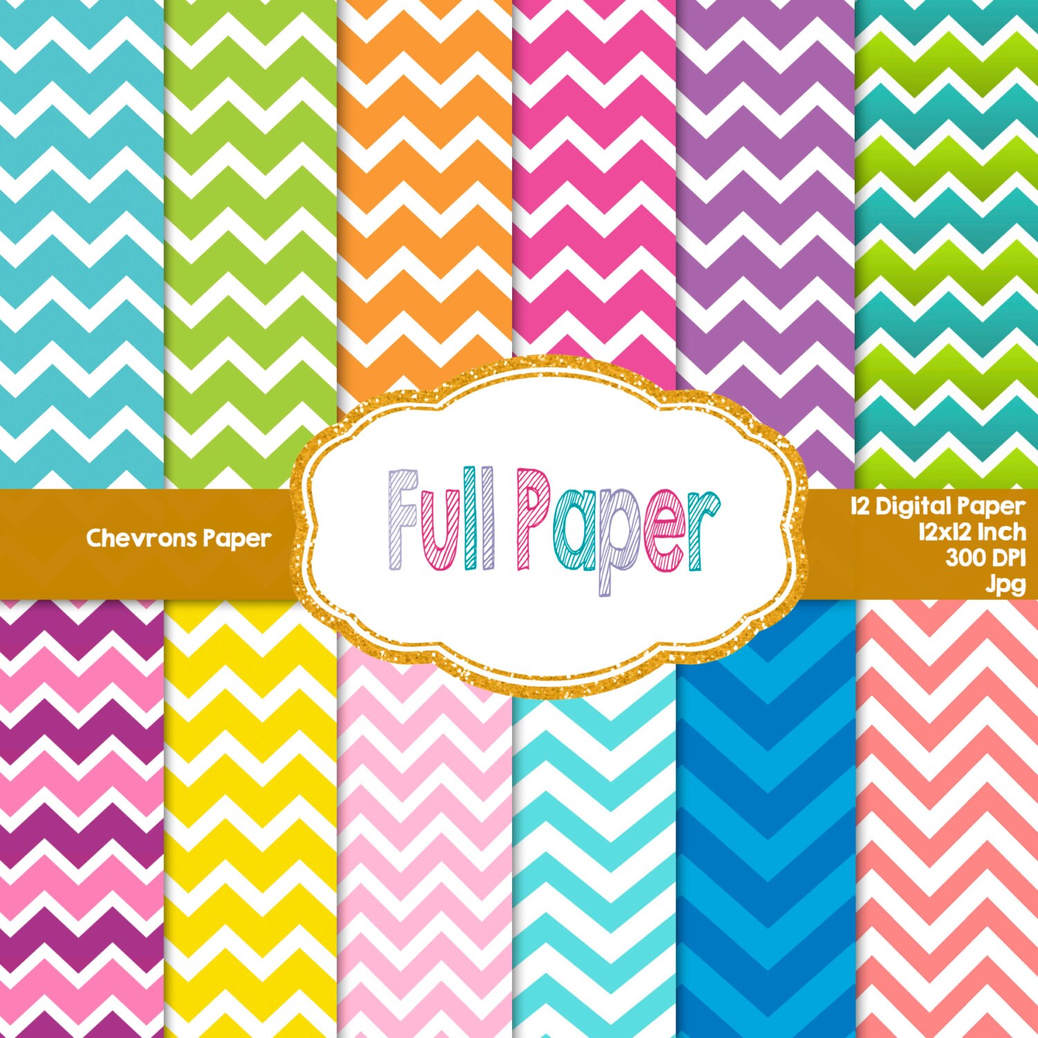 Chevron Digital Paper-chevron Paper-chevron Party-chevron Birthday ...