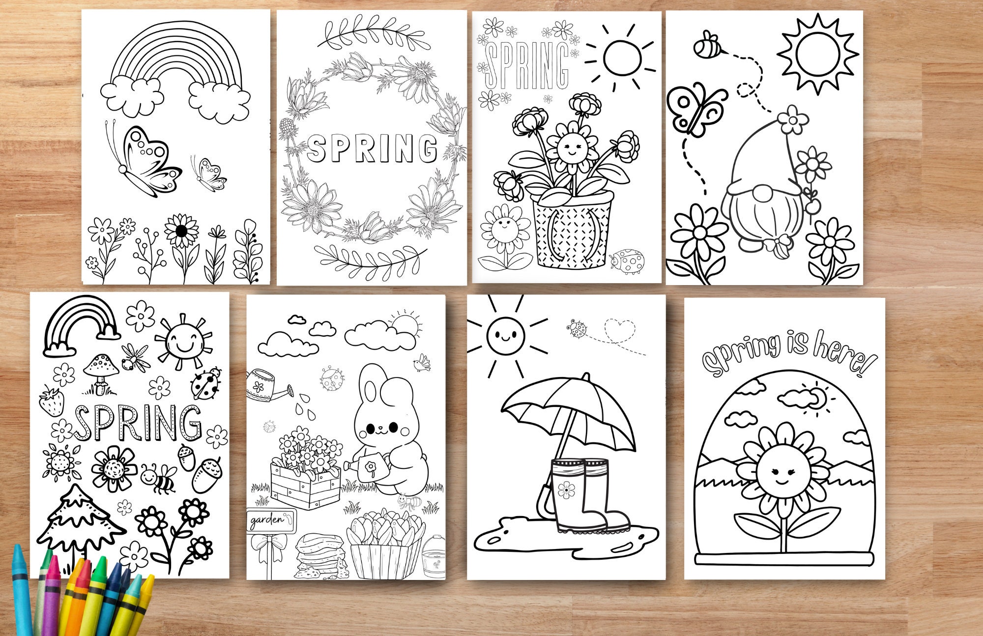 Spring Coloring Pages, Coloring Pages, Printable Coloring Pages for ...