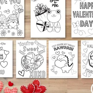 Valentine's Day Coloring Pages, Valentine's Day Game Pages, Kids ...