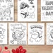 Valentine's Day Coloring Pages, Valentine's Day Game Pages, Kids ...
