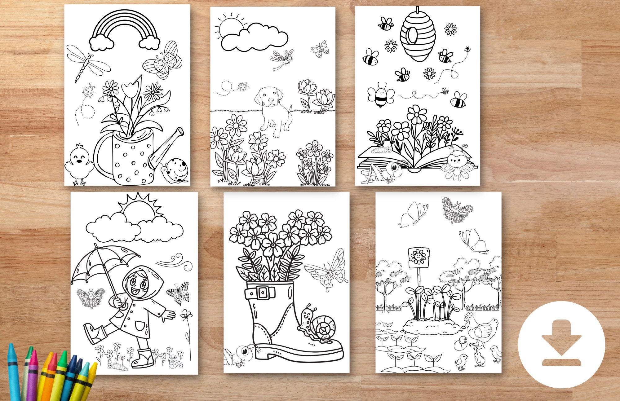 Spring Coloring Pages, Coloring Pages, Printable Coloring Pages for ...