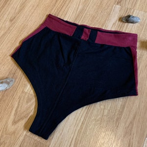 Organic High Waisted Booty Shorts Size Xs S Etsy