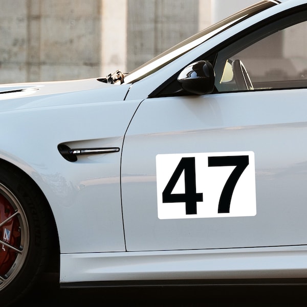 Magnetic Race Numbers - Etsy UK