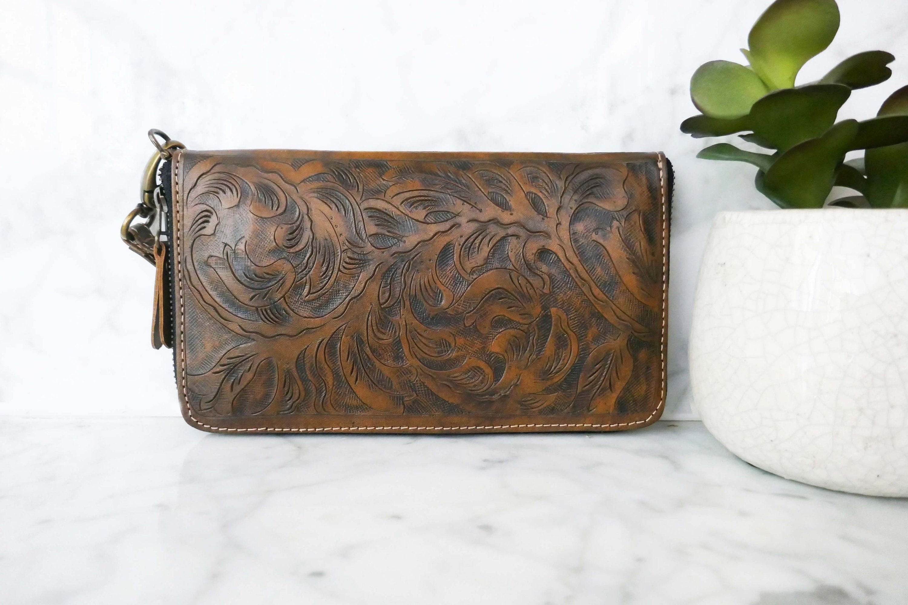 Leather Wallet Women's Wallet Organizer Women's - Etsy UK