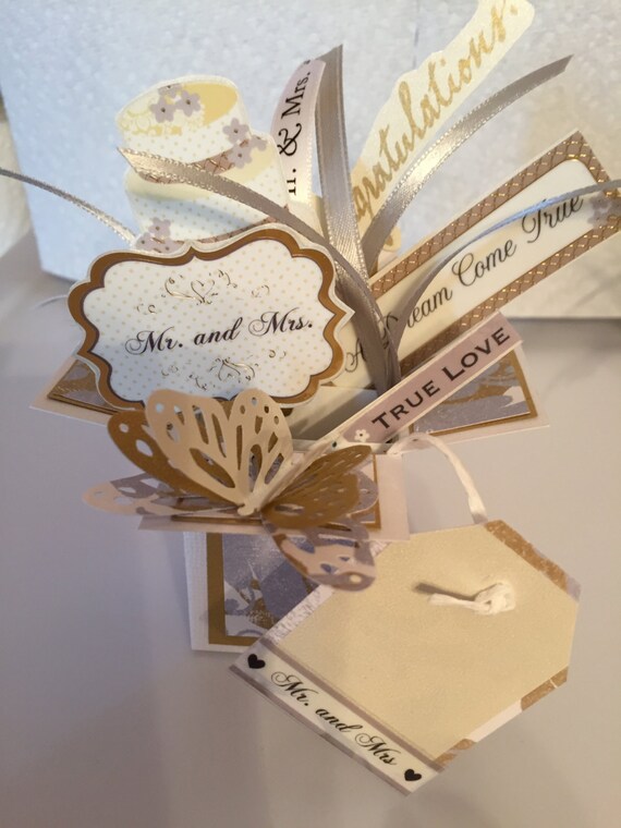 Pop up card / Card-in-a-box / unique greeting card / 3D | Etsy