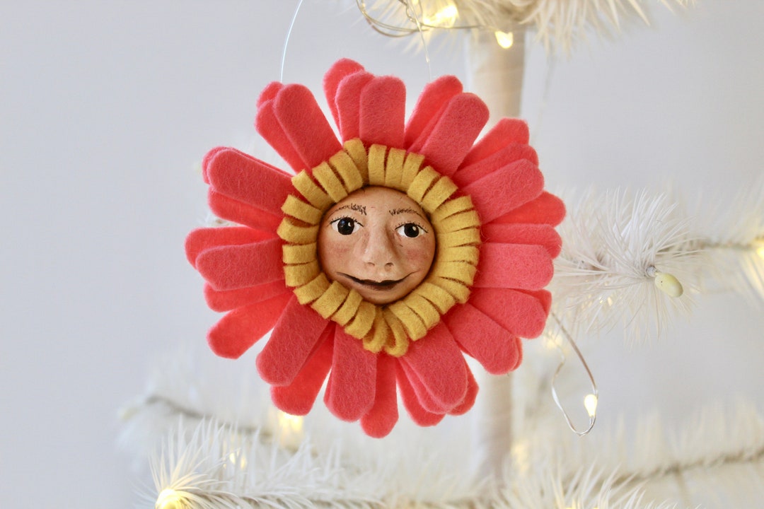 Easter Feather Tree Ornament /flower Springtree Ornament - Etsy