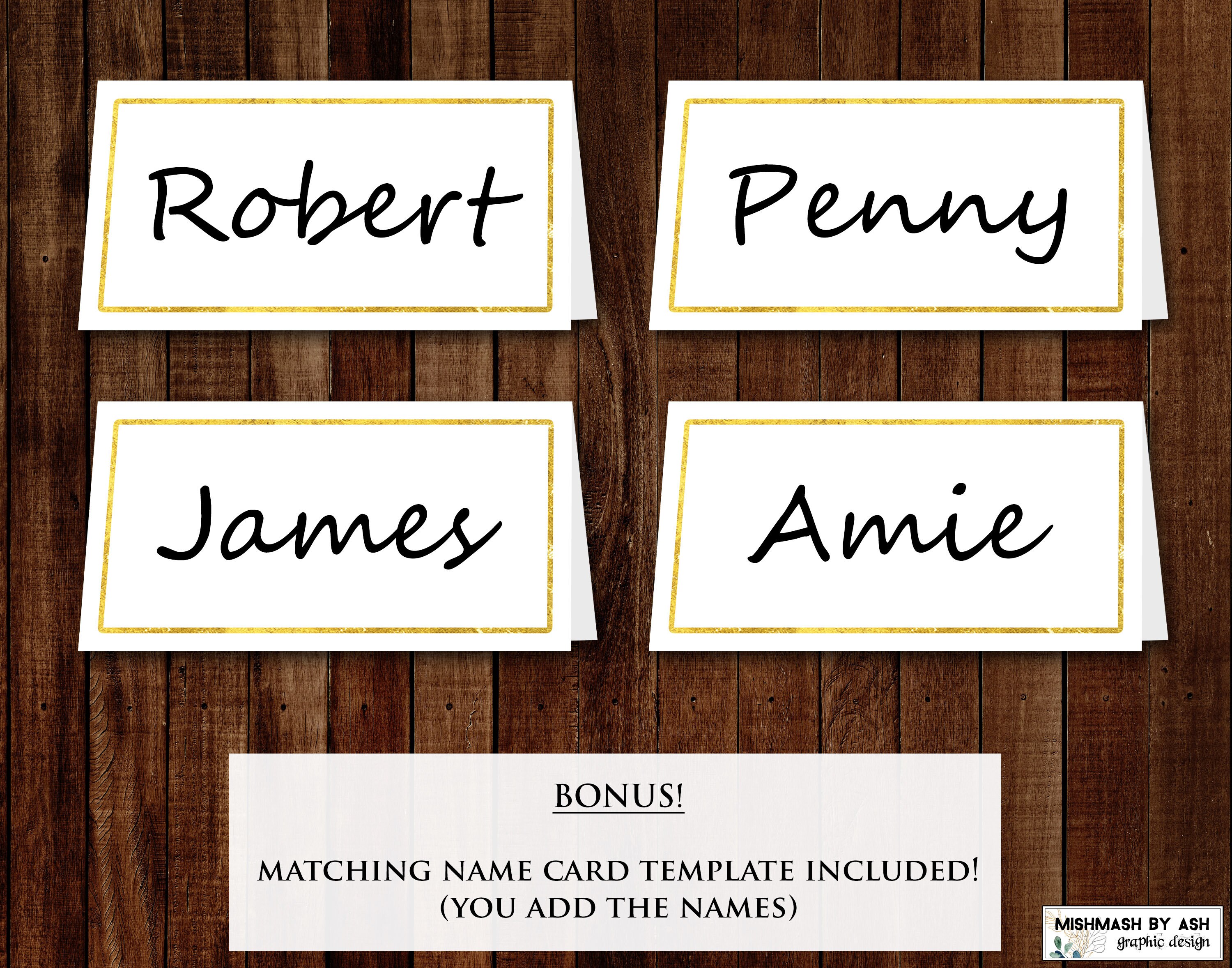 1946 - 80th Birthday Table Place Cards, Gold Table Decor - PRINT FROM ...