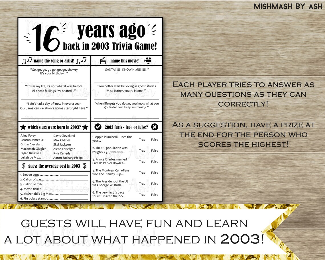 16th Birthday Party Games Teen Party Games 16th Birthday Etsy 16th Birthday Party Games Teen Party Games 16th Birthday Etsy