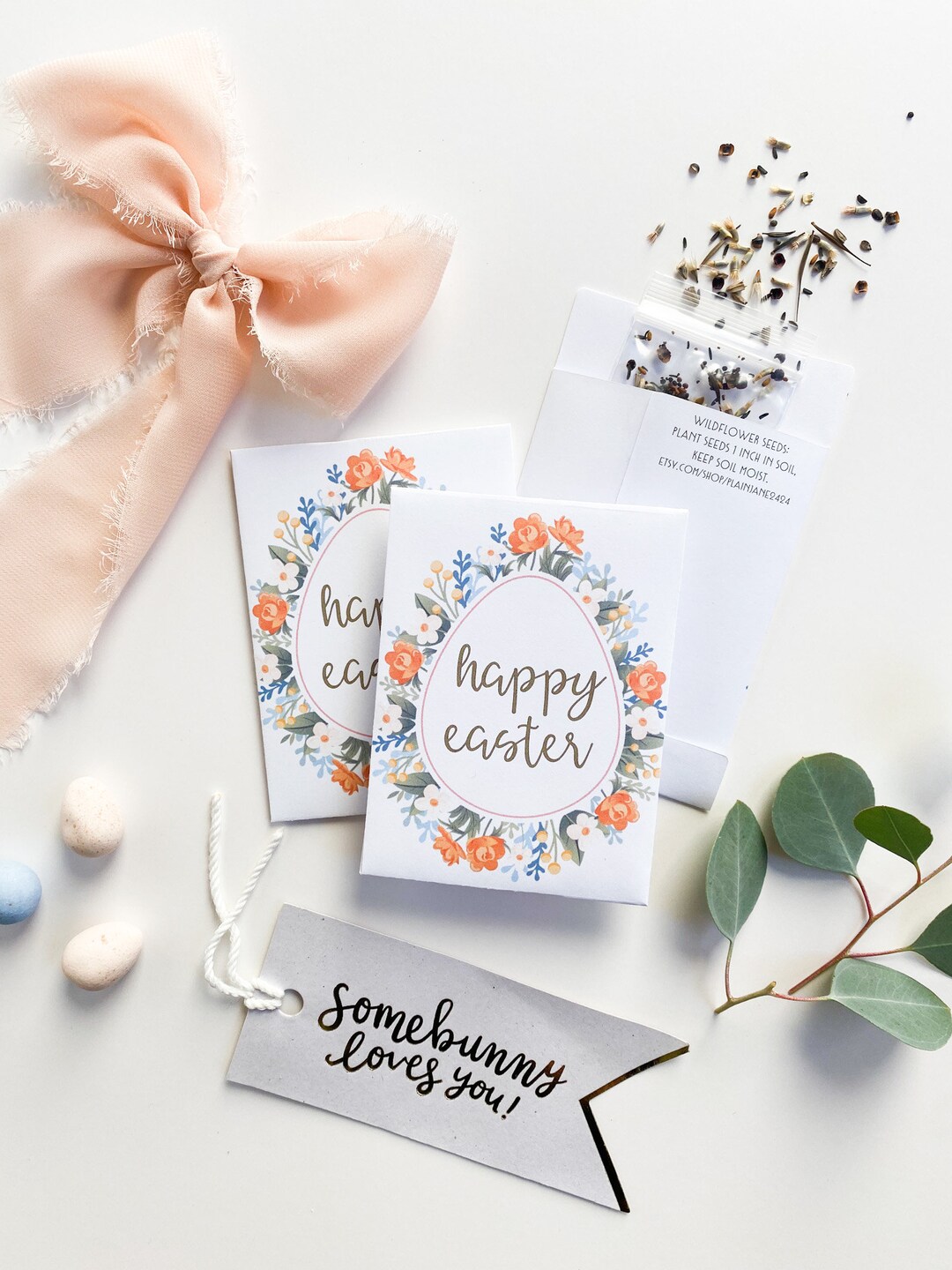 Easter Gifts, Easter Seed Packets, Custom Easter Gift, Easter Gift for ...