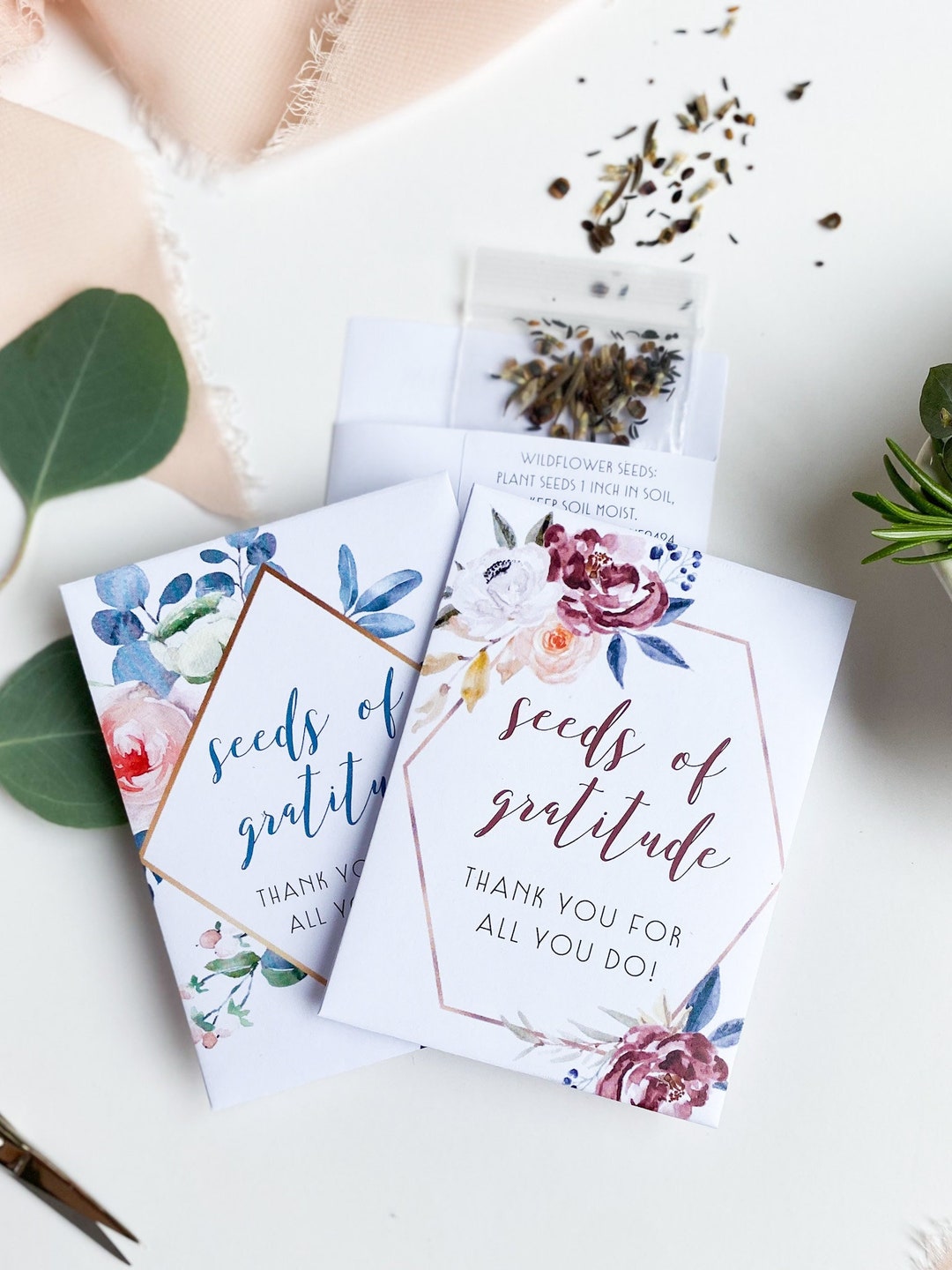 Gratitude Seed Packets, Staff Appreciation Gift, Small Appreciation ...