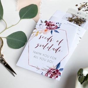 Custom Thank You Seed Packets | Employee Appreciation Gifts | Company ...