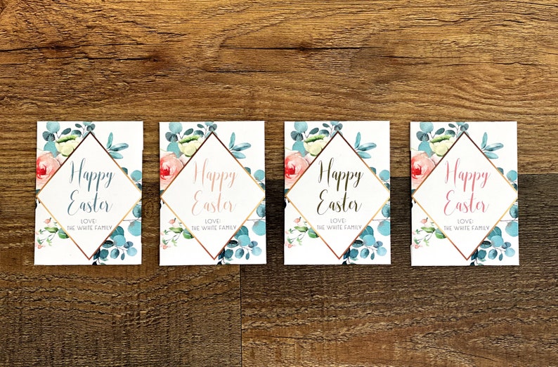 Easter Gift Easter Seed Packets Custom Easter Gift Easter - Etsy