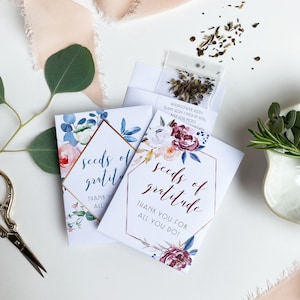 Custom Thank You Seed Packets | Employee Appreciation Gifts | Company ...