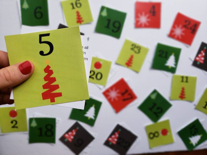 Countdown to Christ: Advent Calendar With Scripture - Etsy