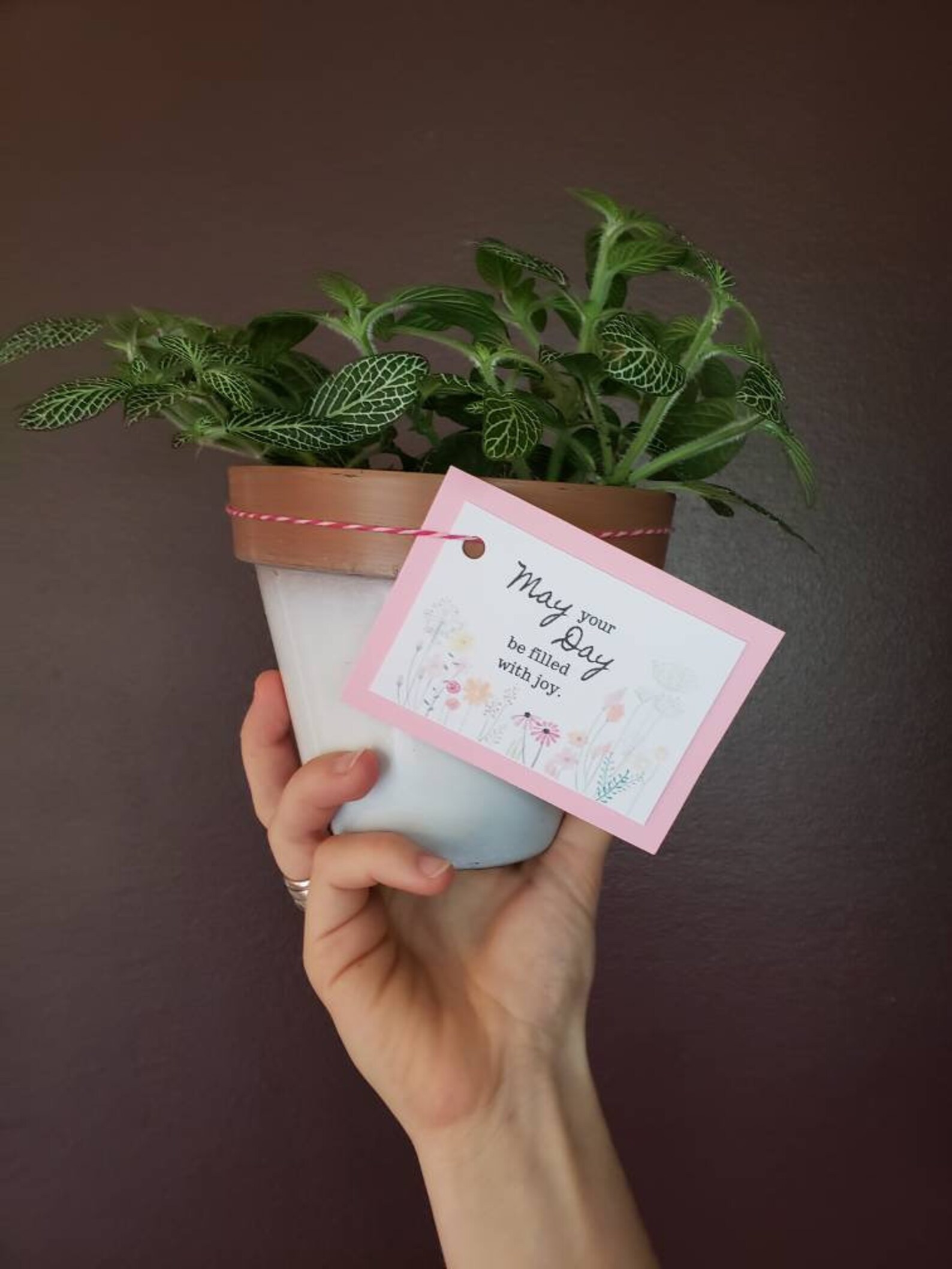 May Day Tag (spring Gift Tag, Floral Notecard, Printable) - Etsy