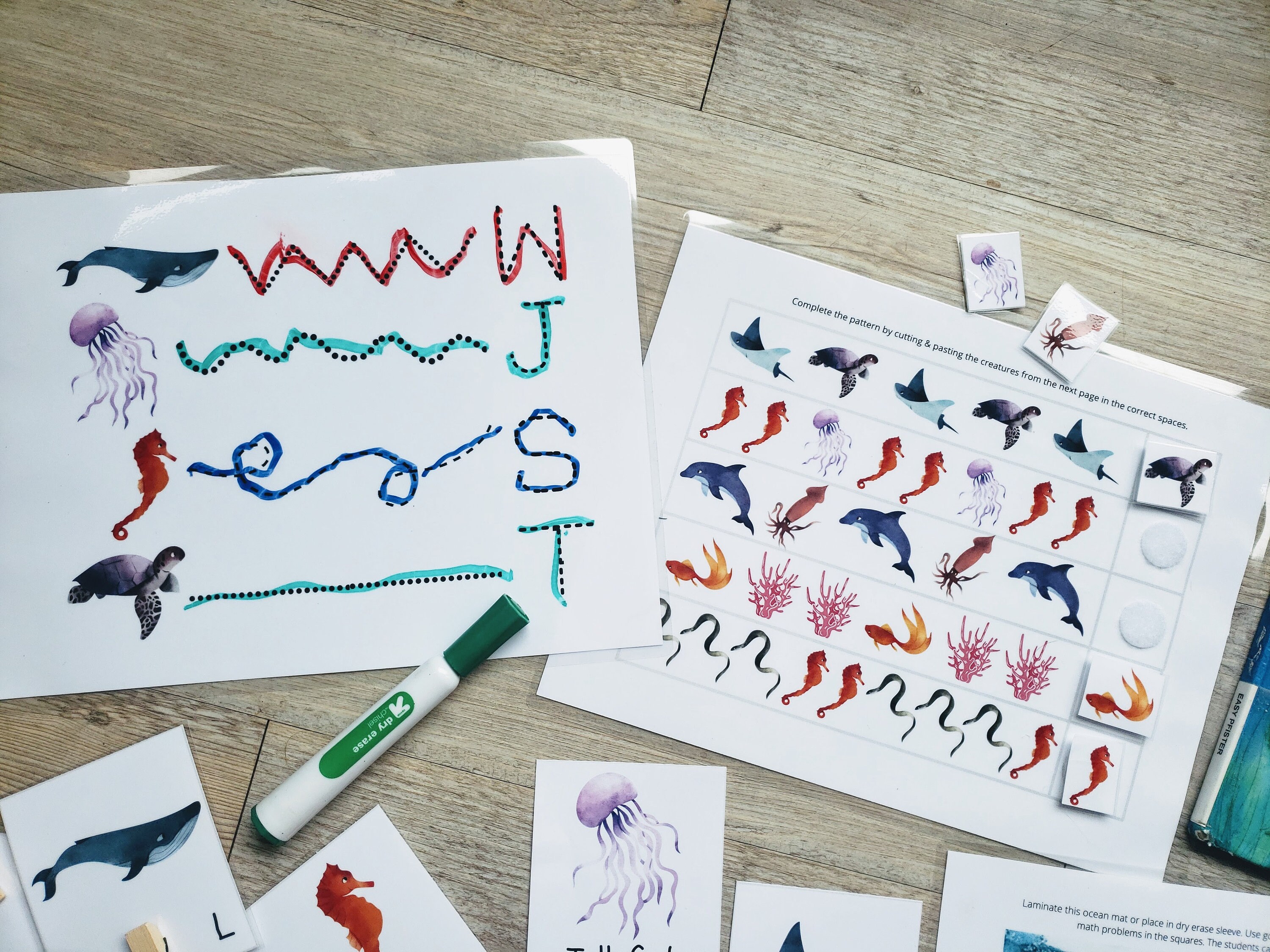 Ocean Unit Learning Bundle preschool Early Elementary - Etsy