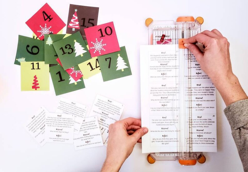 Countdown to Christ: Advent Calendar With Scripture - Etsy