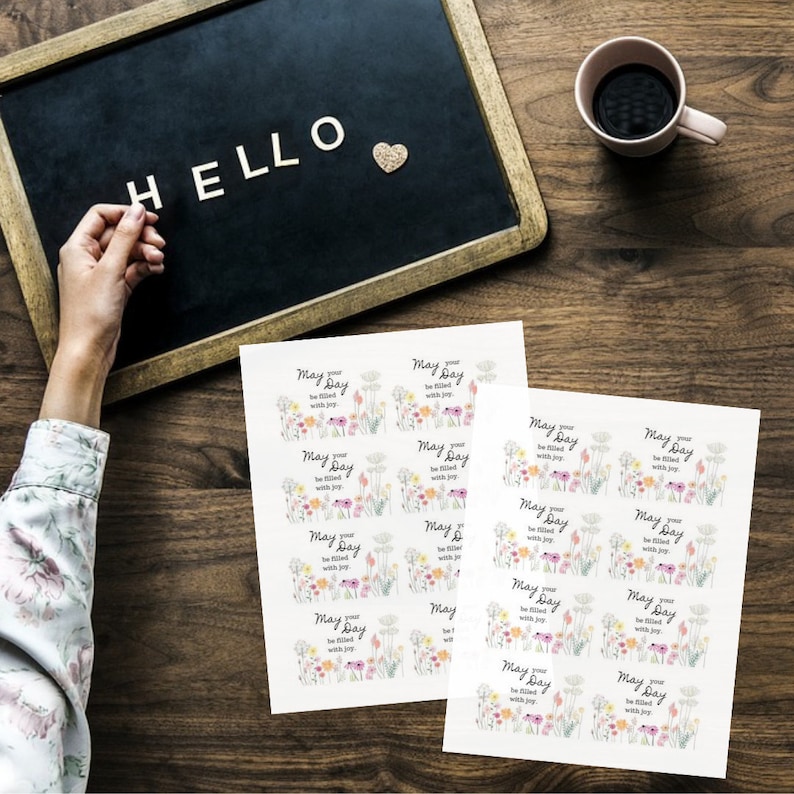 May Day Tag (spring Gift Tag, Floral Notecard, Printable) - Etsy