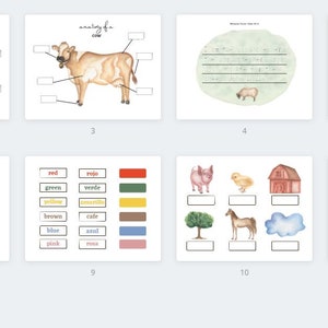 Farm Unit Learning Bundle (preschool, Early Elementary, Homeschooling ...