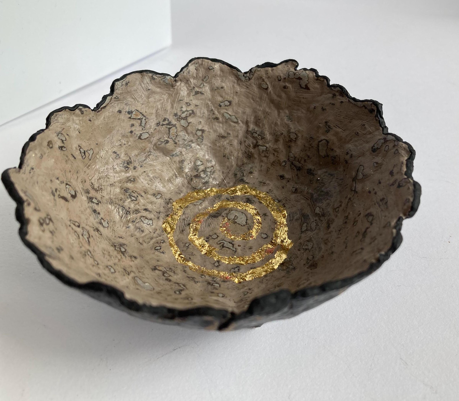 Small Papier-mâché Bowl With Legs, Unique Author's Product, Home Decor ...