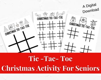 Christmas Tic Tac Toe Boards - Etsy