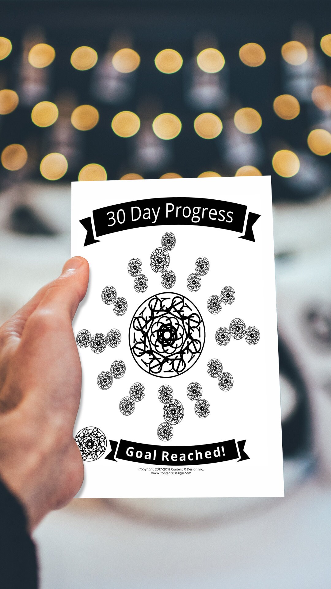 30 Day Progress Sheet Download - Coloring Goal Sheet - Smash Your Goals ...