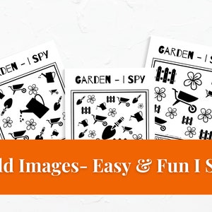 I Spy GARDEN | Easy I Spy Game| Large Print I Spy | Dementia Games ...