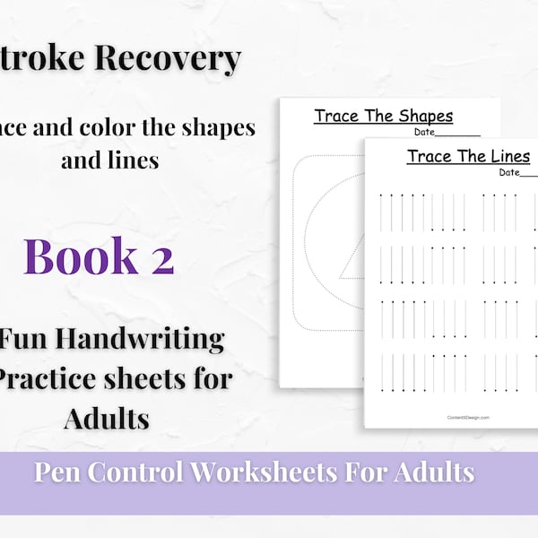 Pen Control Activity Book - Etsy