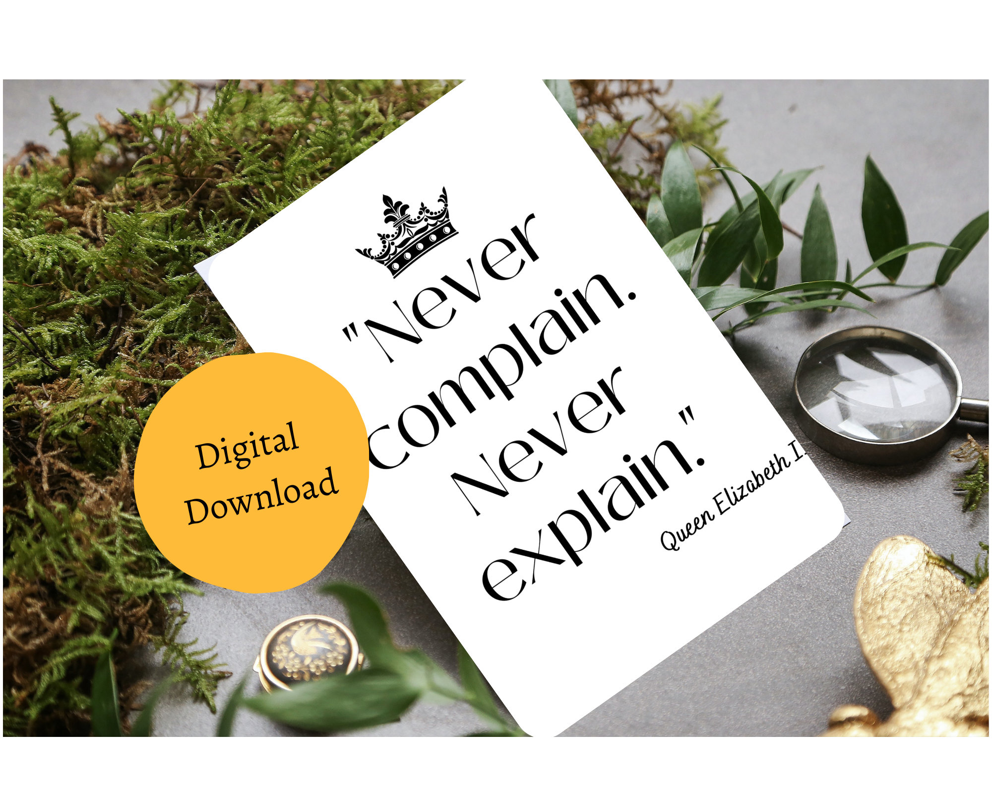 Queen Elizabeth Quote Poster, Queen Elizabeth Quote, Inspirational ...