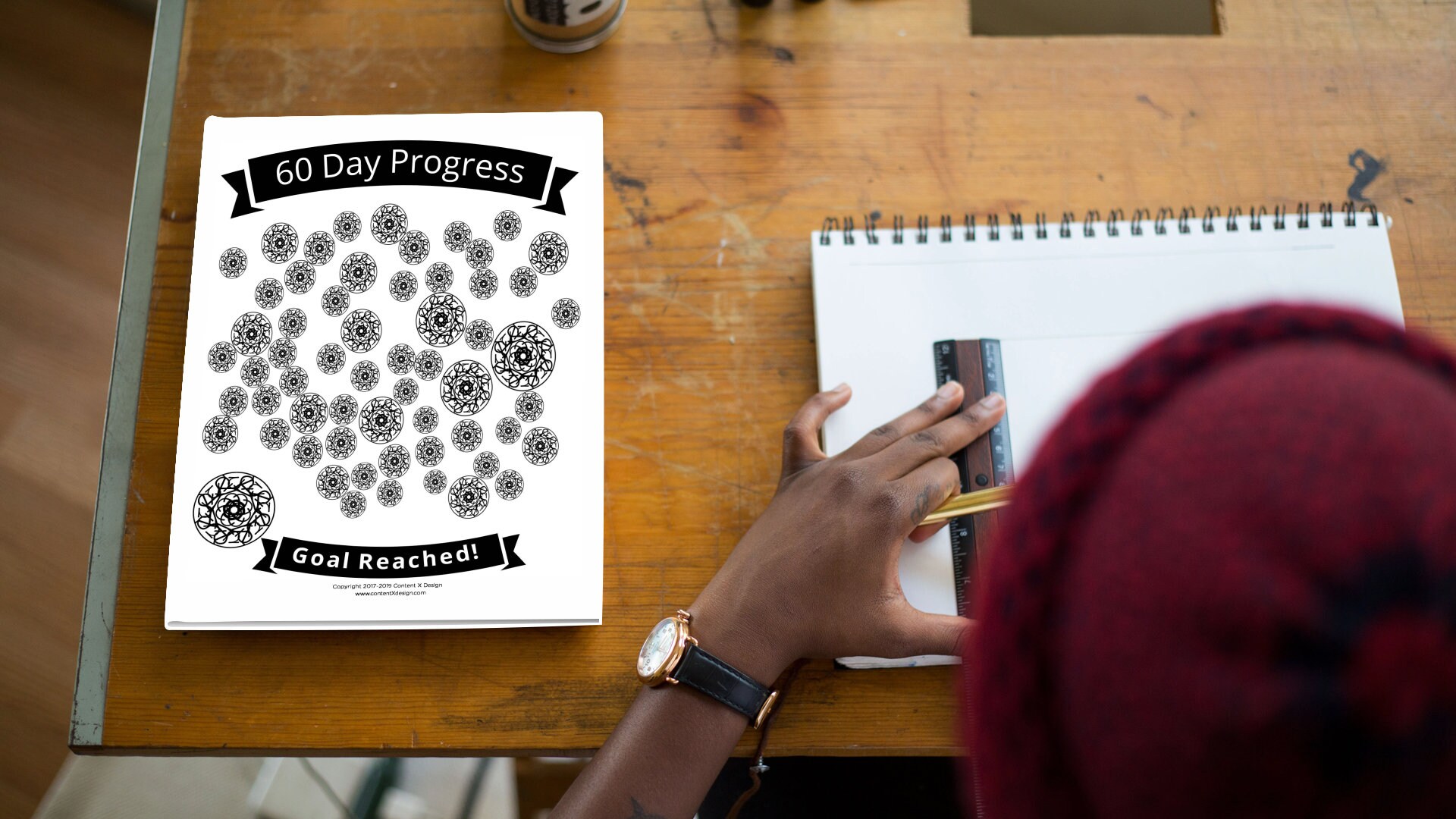 60 Day Progress Sheet Download - Coloring Goal Sheet - Smash Your Goals ...