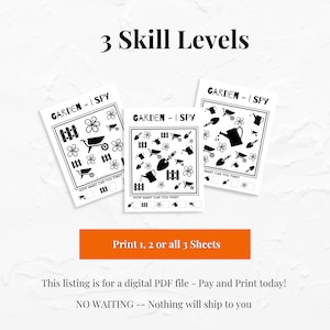 I Spy GARDEN | Easy I Spy Game| Large Print I Spy | Dementia Games ...