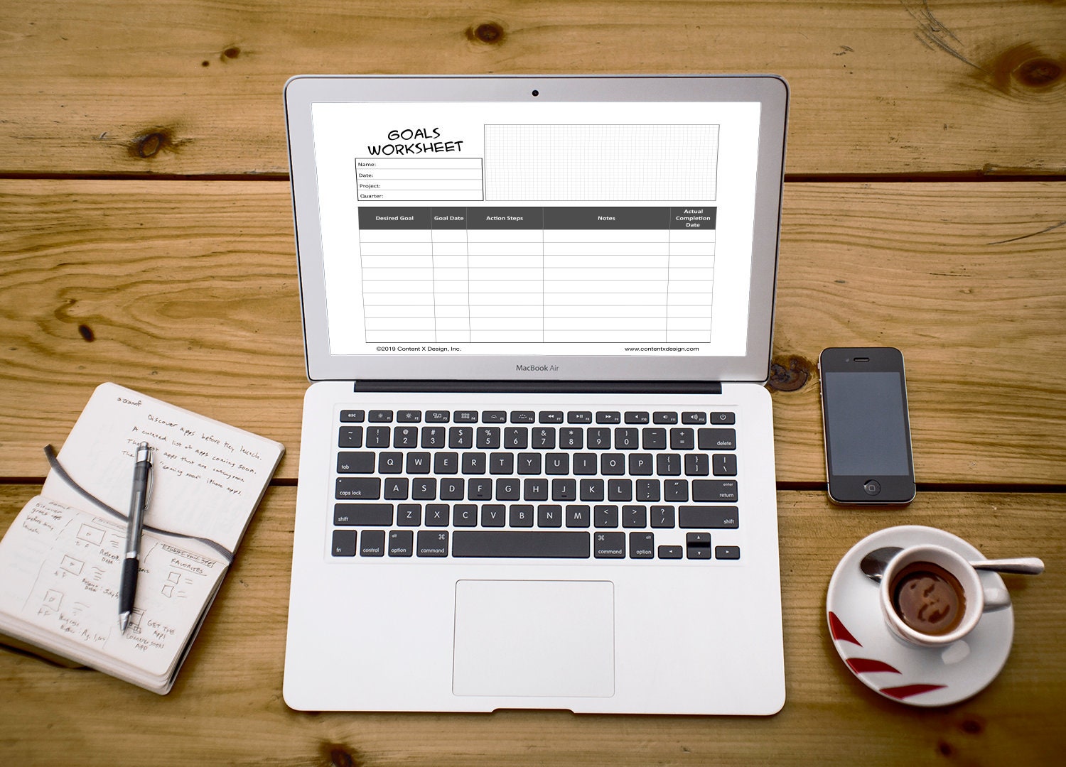 Goal Worksheet Planner Printable Instant Download Goal Sheet Smash Your ...