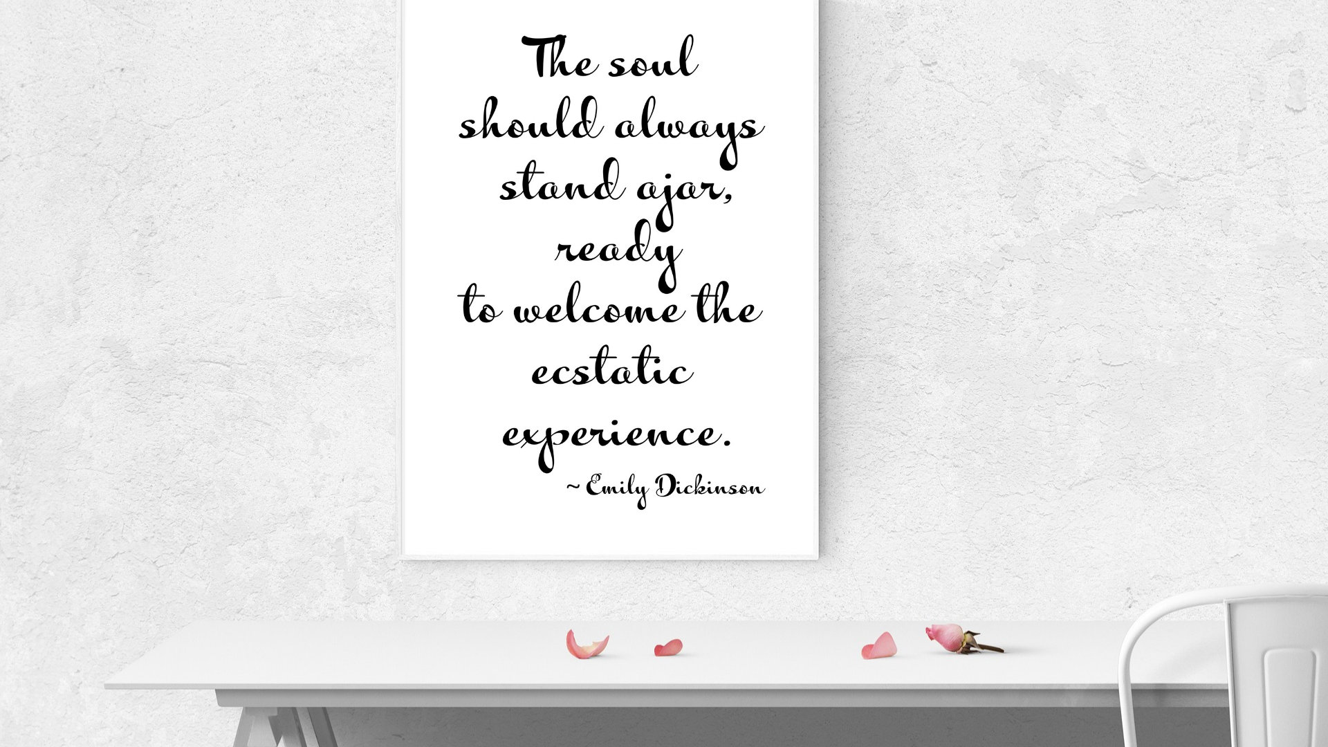 Emily Dickinson Inspirational Quote Printable The Soul Etsy