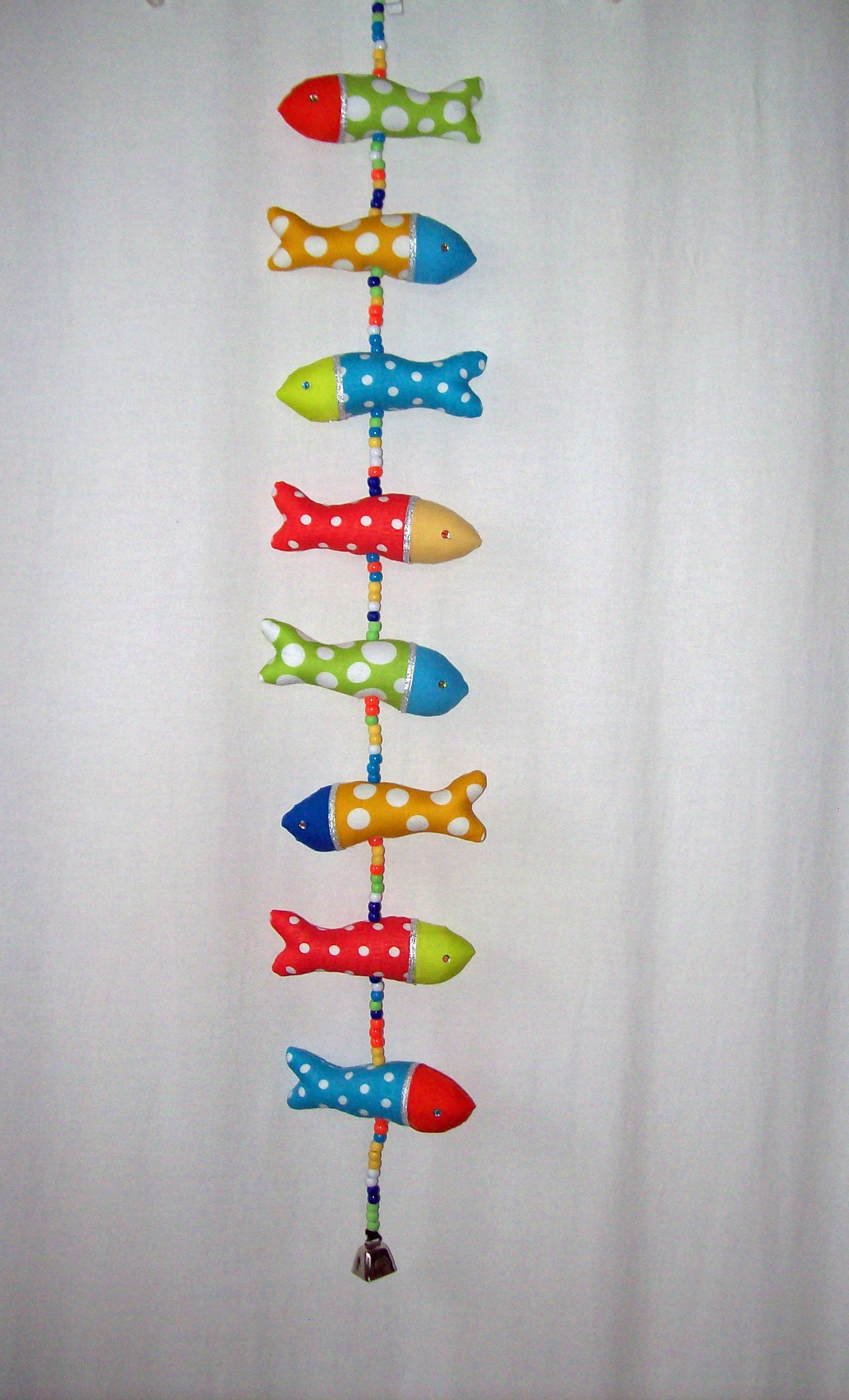 Handmade Fabric Fish Hanging Mobile Unique NFL NCAA You Choose - Etsy