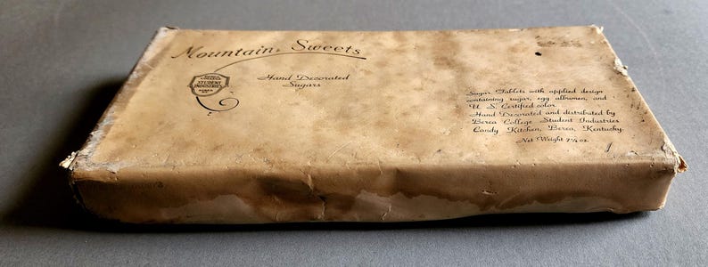1940s Berea College Hand Decorated Sugar Candy Box W/ Preserved Candies ...