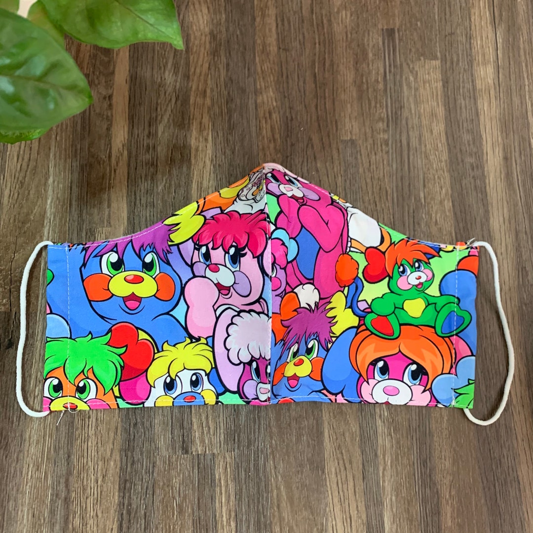 80s Popples Face Mask Adult Size - Etsy