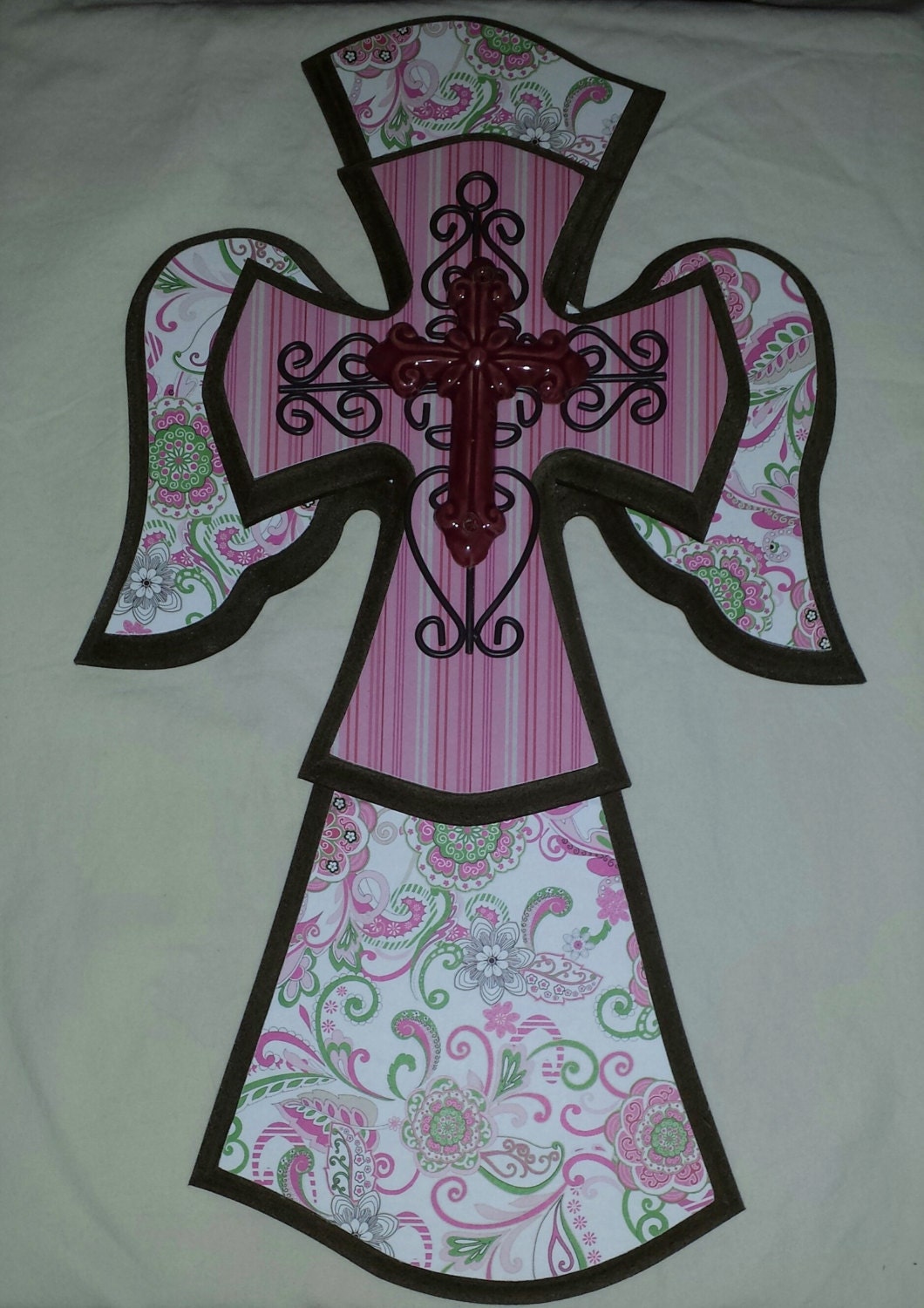 Unique angel shape cross 19x11 choices 35 dollars | Etsy