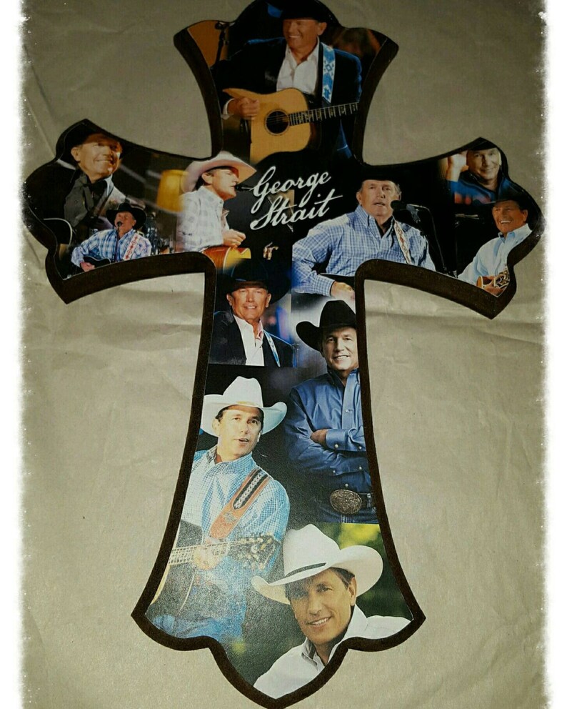 Unique Merle Haggard Collage Cross. Fits Any Decor. - Etsy