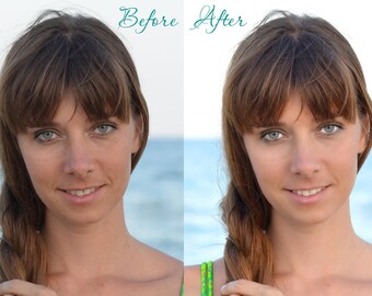 Simple Photo Retouching Photo Editing Photoshop Editing | Etsy