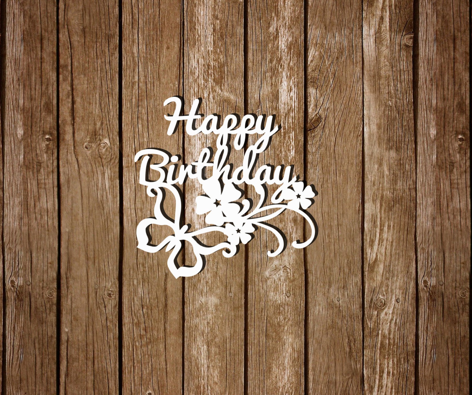 Birthday Papercut, Paper Cutting Template, Papercut Birthday Template ...