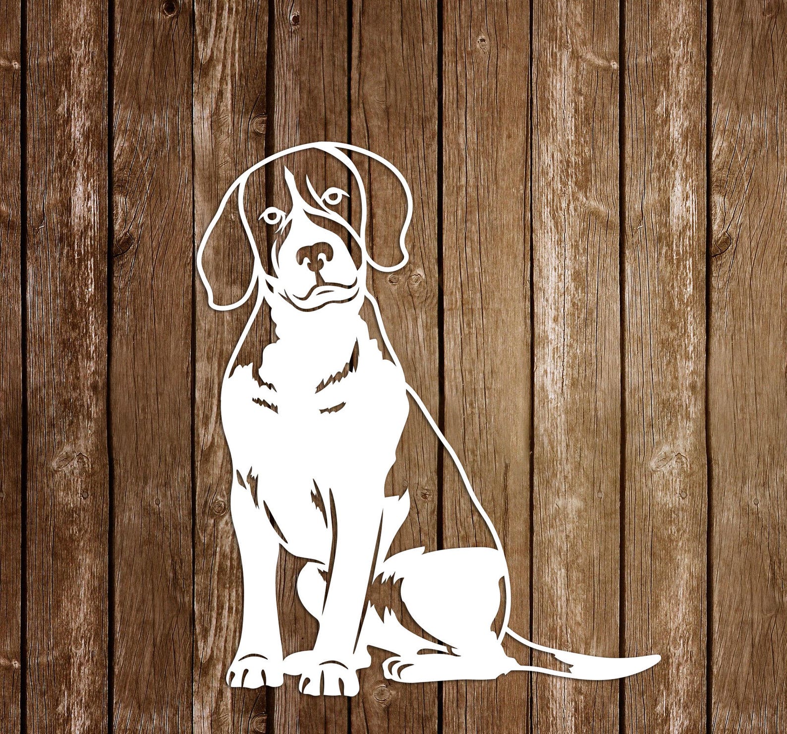 Beagle Paper Cut Template, Dog Papercut Templates, Paper Cutting ...