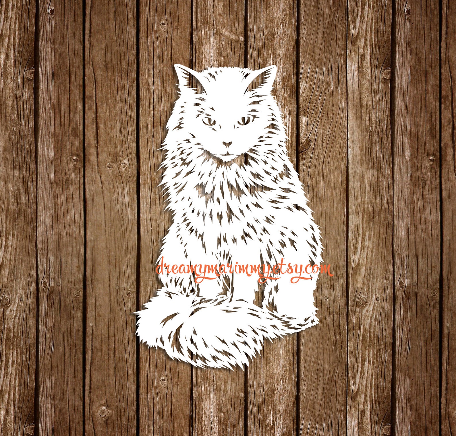 Cat Paper Cutting Template Cat Papercut Cat Cut Out Cat - Etsy France