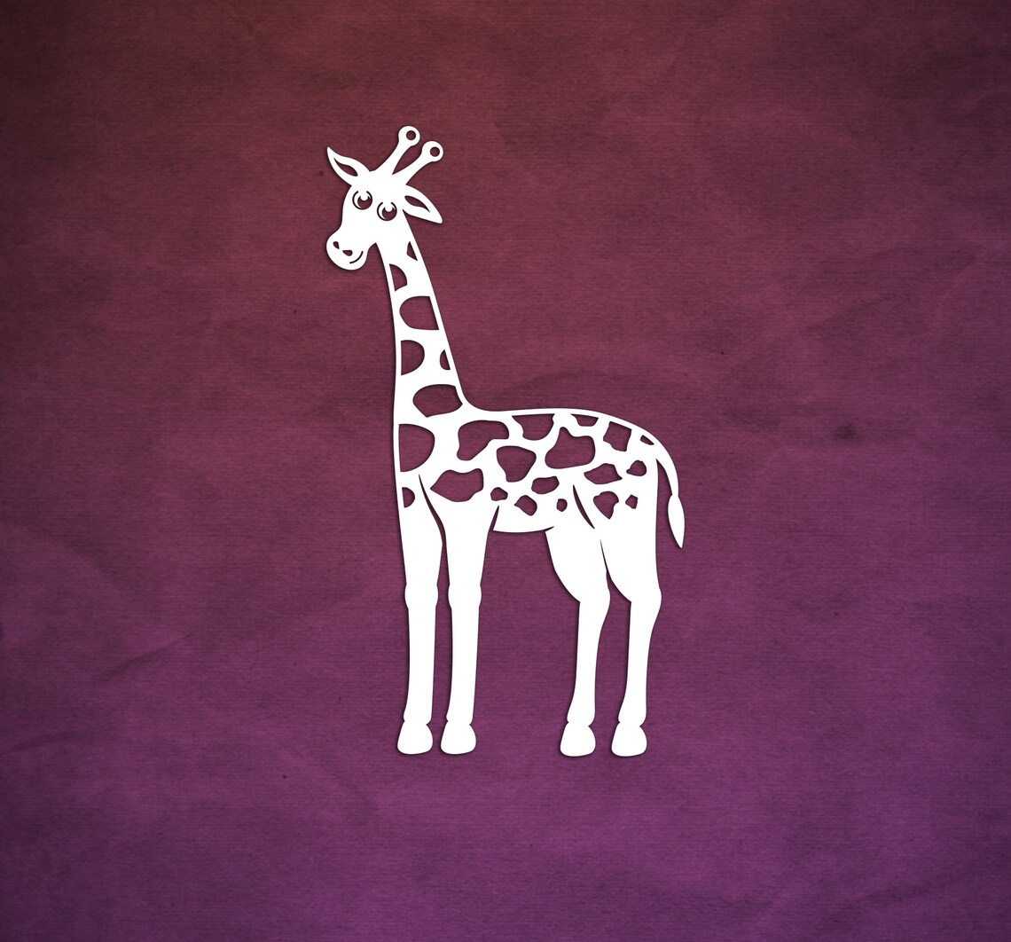 Giraffe Paper Cutting Template, Giraffe Papercut, Giraffe Cut Out ...