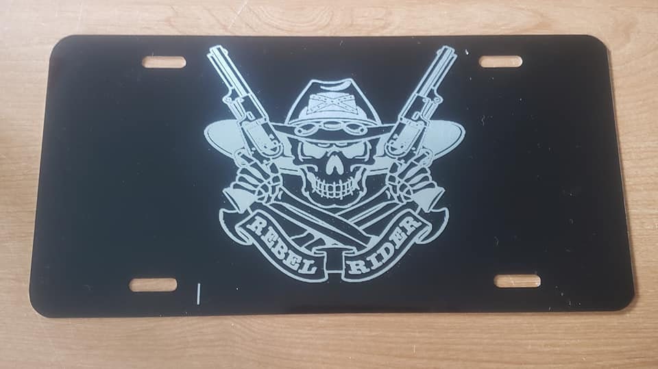Laser Etched Aluminum License Plates-customized, Personalized, Gift ...