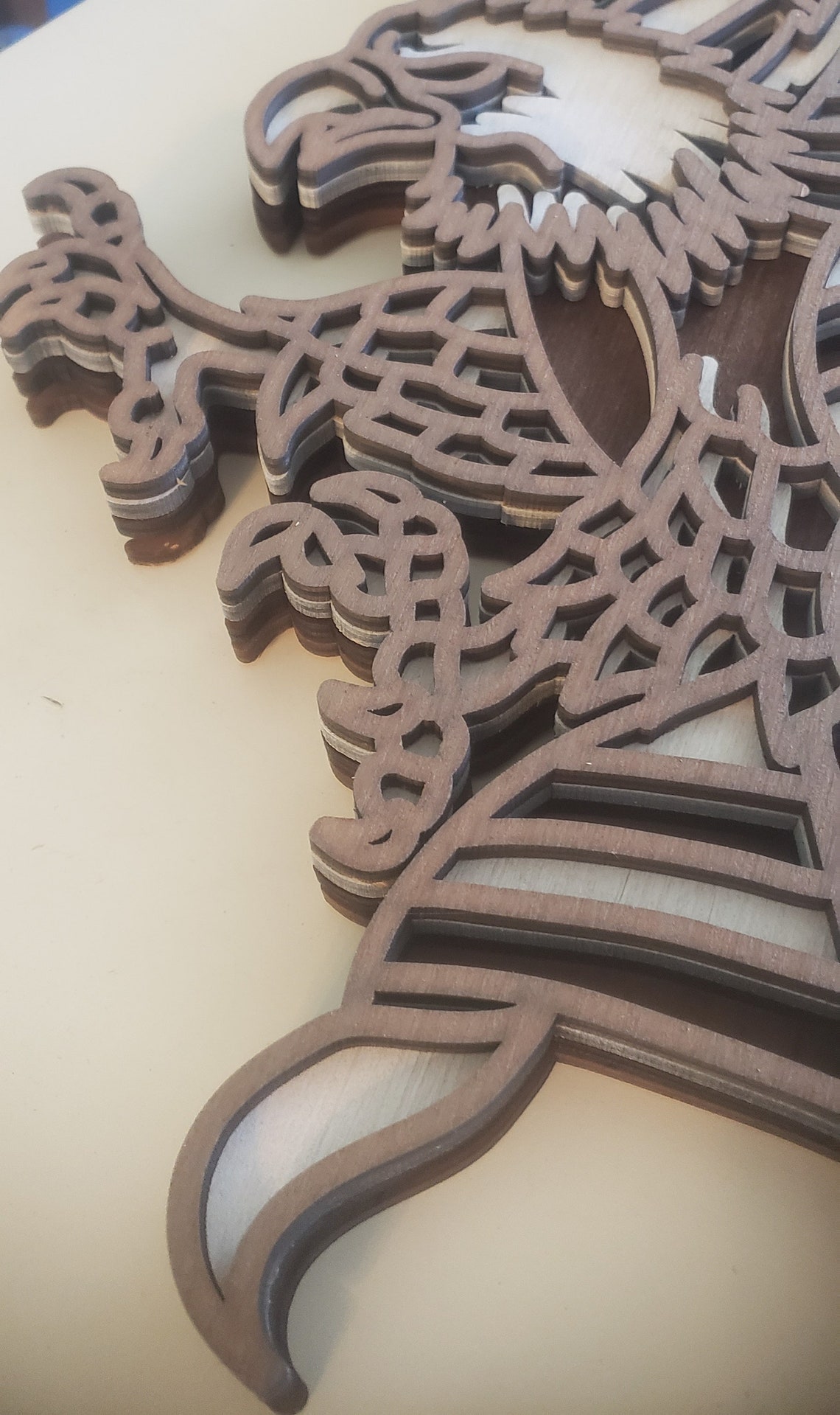 Laser Cut Multi Layer Eagle USA Flag-personalized, Mothers Day, Fathers ...