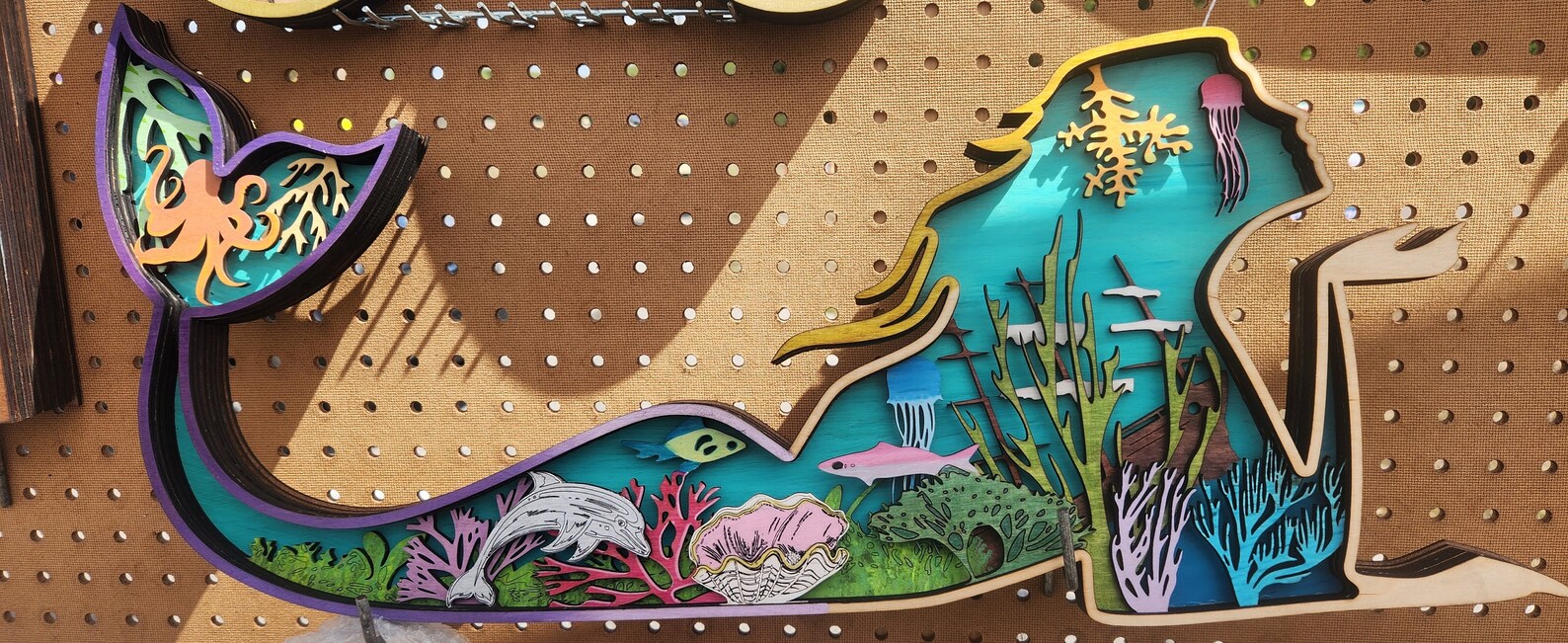 Customized Laser Cut Layered Mermaid-personalized Mothers - Etsy