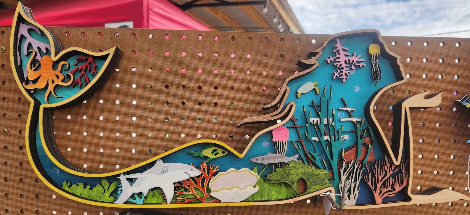 Customized Laser Cut Layered Mermaid-personalized, Mothers Day, Wedding ...